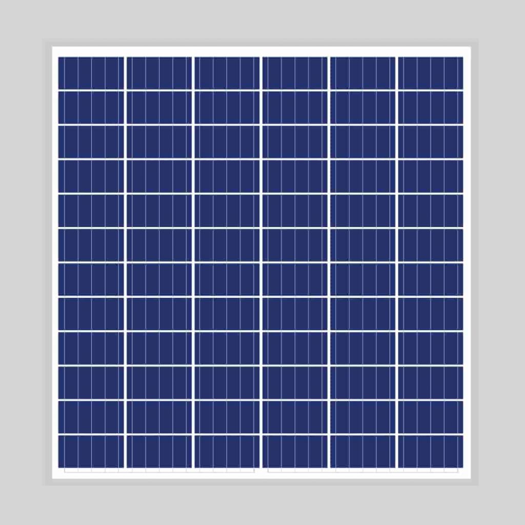 Solar Panel 60 Watt Poly Crystalline - Fujiyama Solar